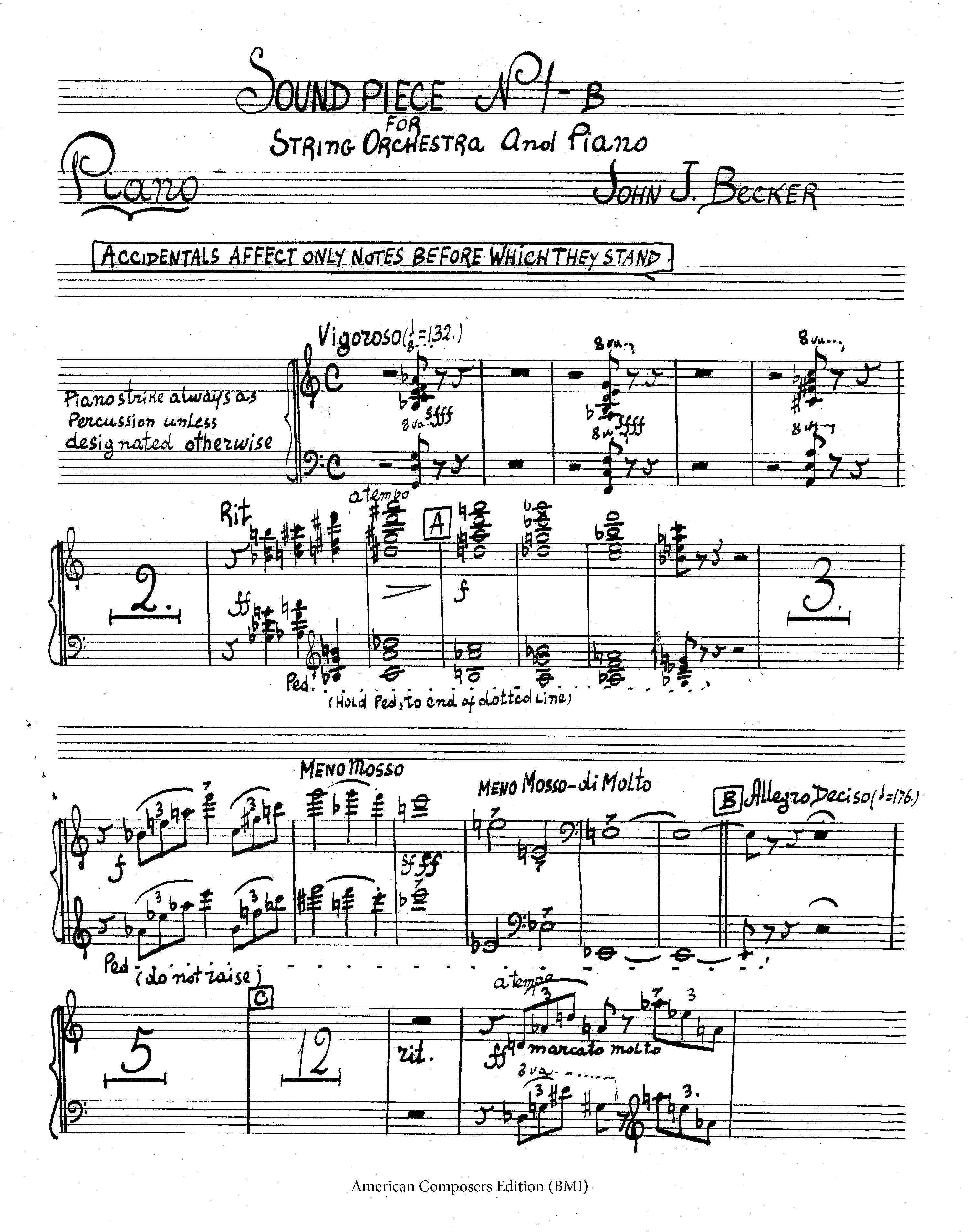 SOUNDPIECE NO 1-B – American Composers Alliance