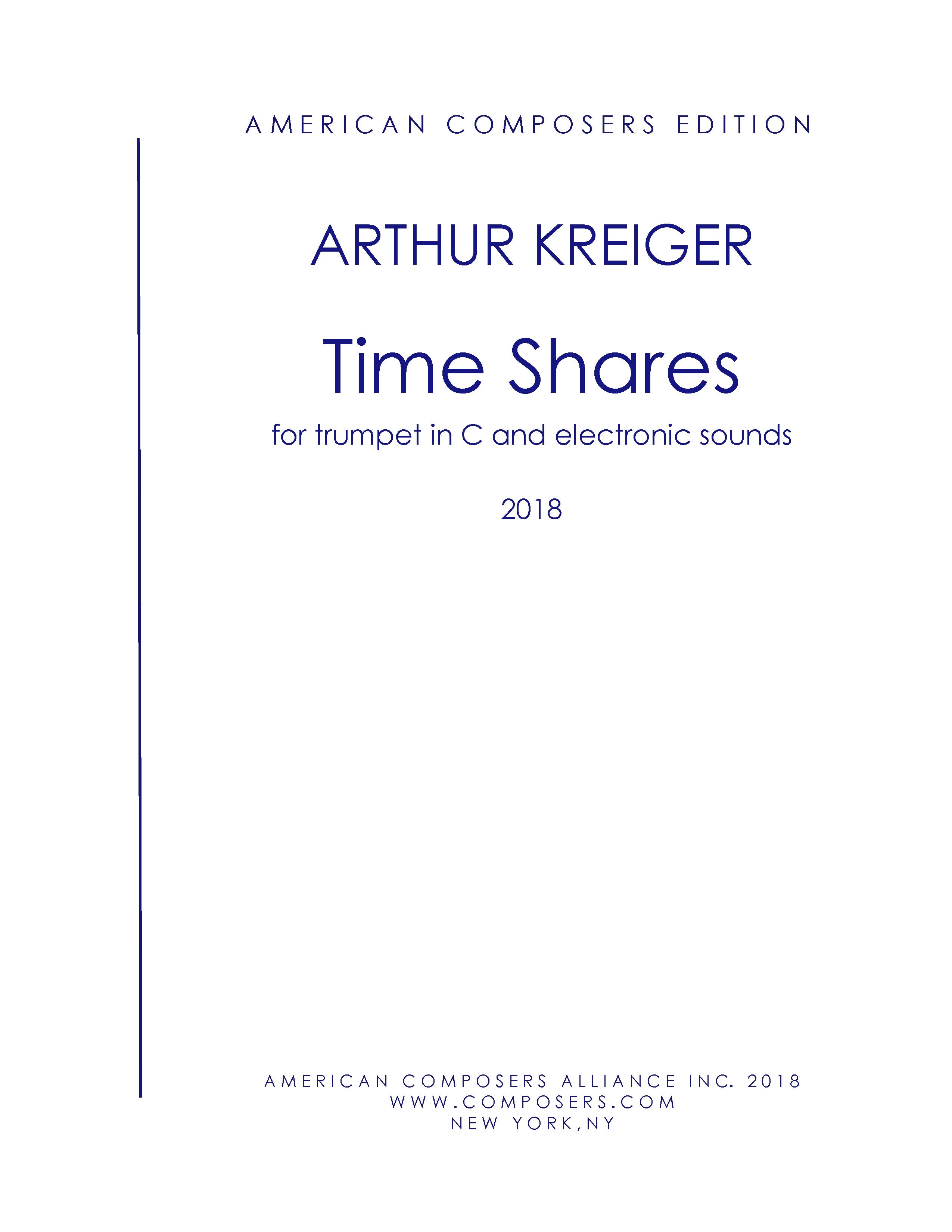 TIME SHARES – American Composers Alliance