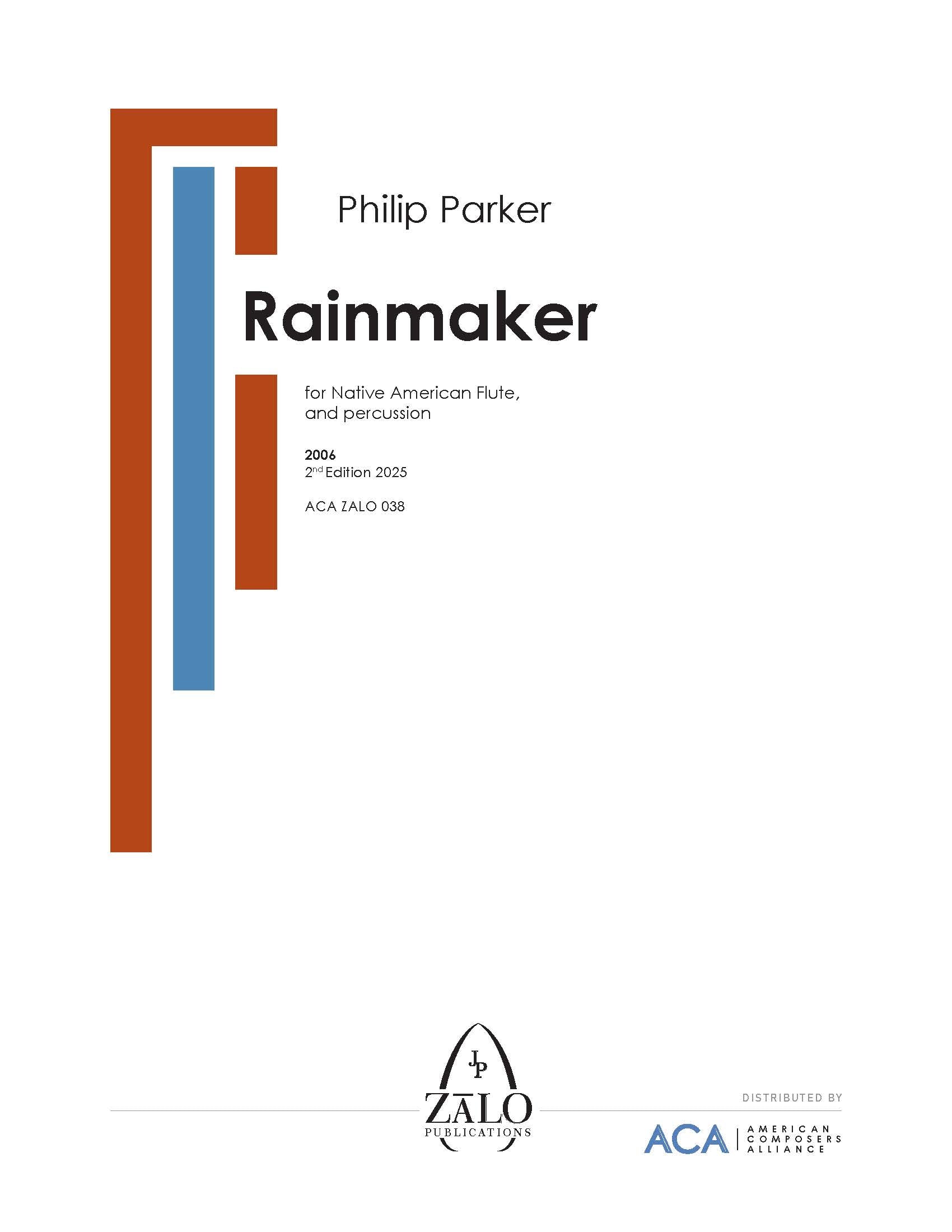 Rainmaker – American Composers Alliance