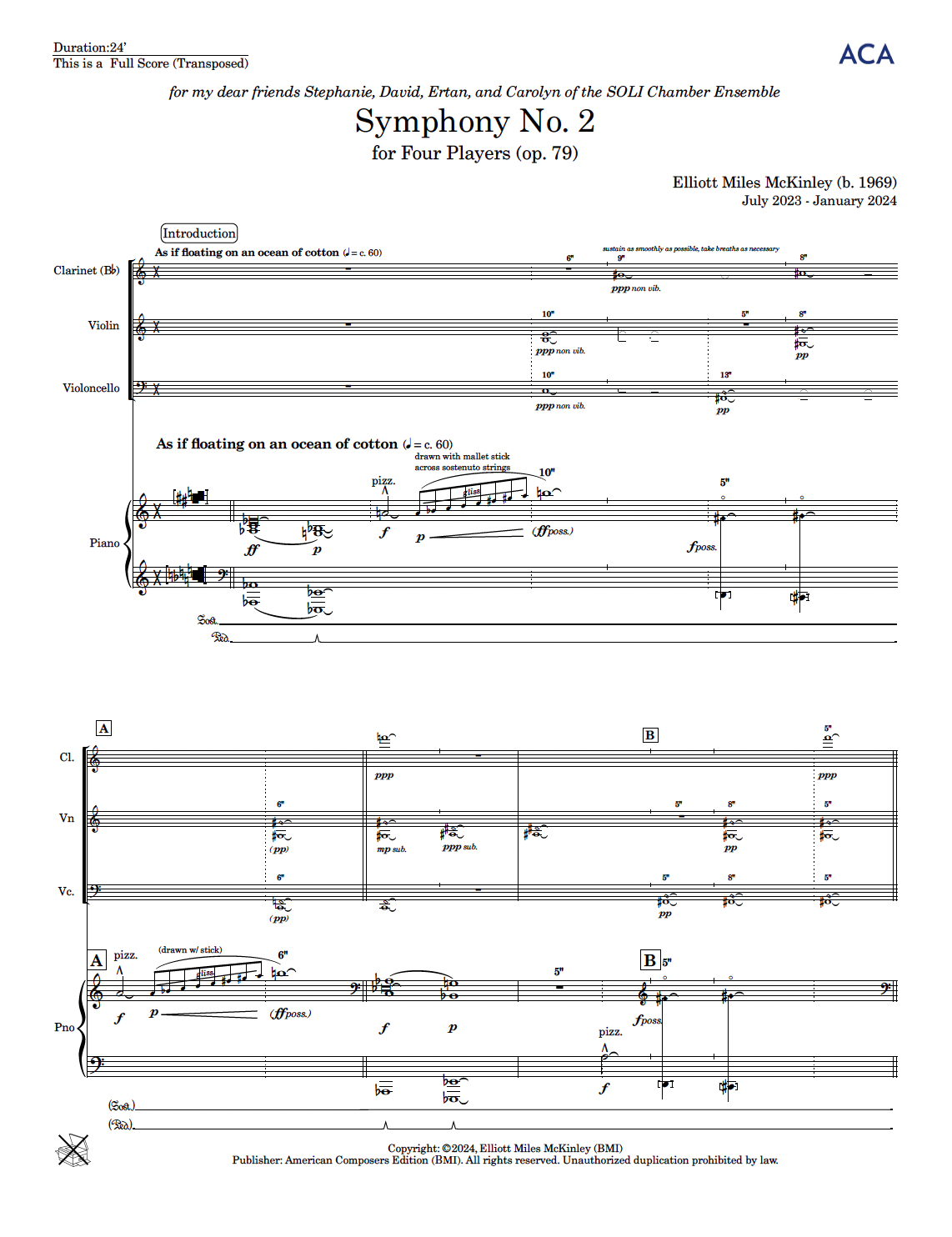 SOLI Chamber Ensemble to Premiere Elliott McKinley's "Symphony No. 2 f ...