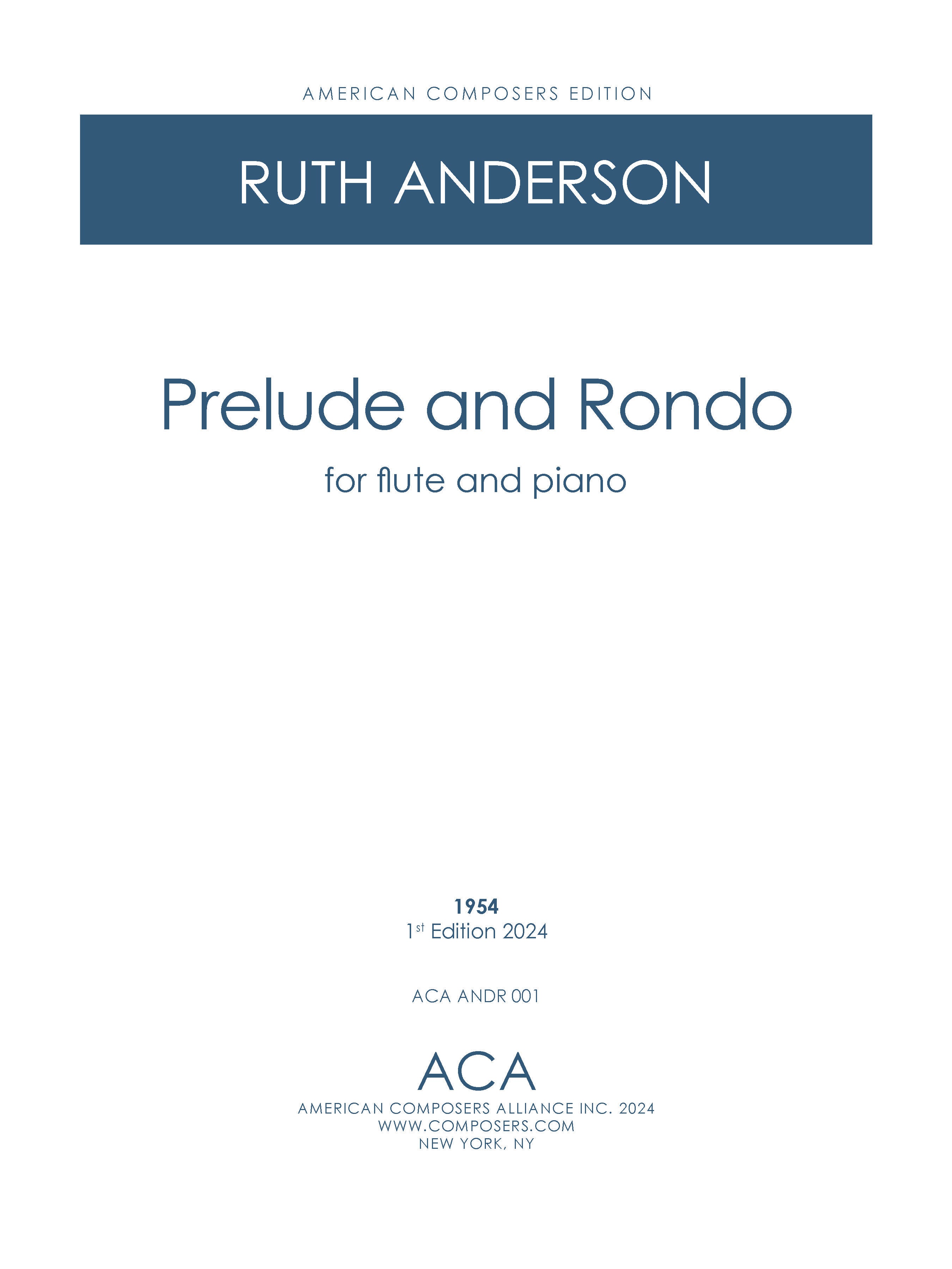 Anderson, Ruth – American Composers Alliance