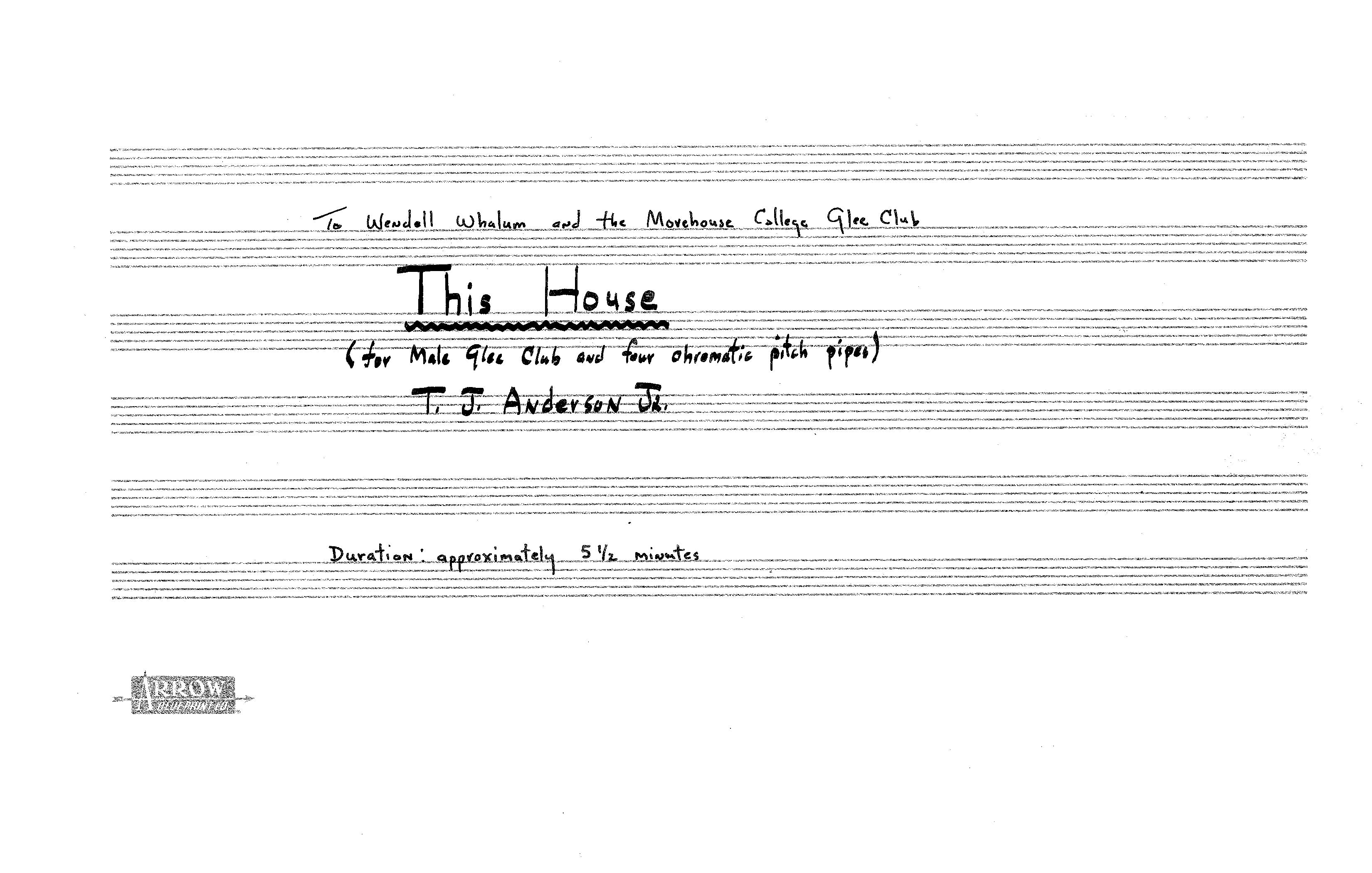 THIS HOUSE – American Composers Alliance