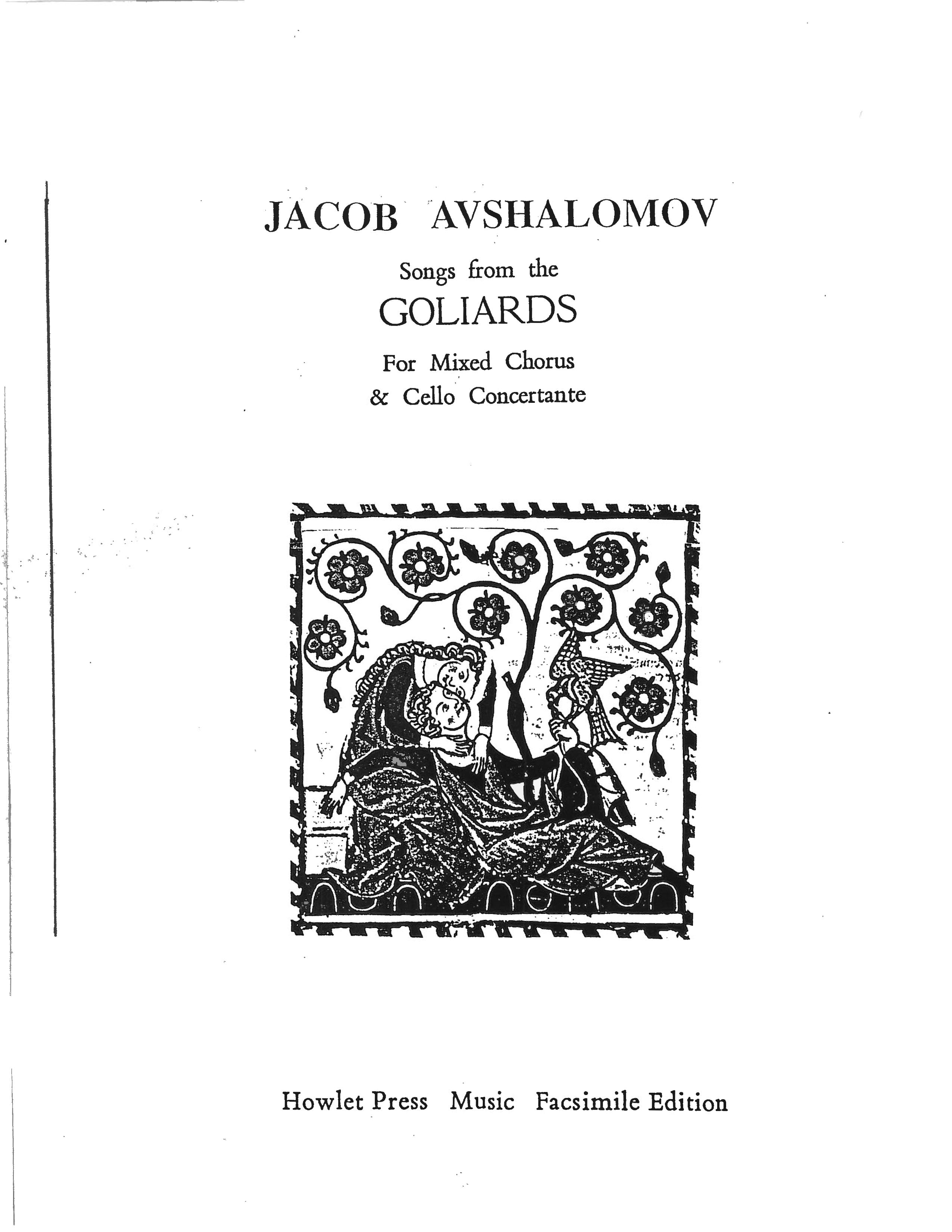 SONGS FROM THE GOLIARDS – American Composers Alliance