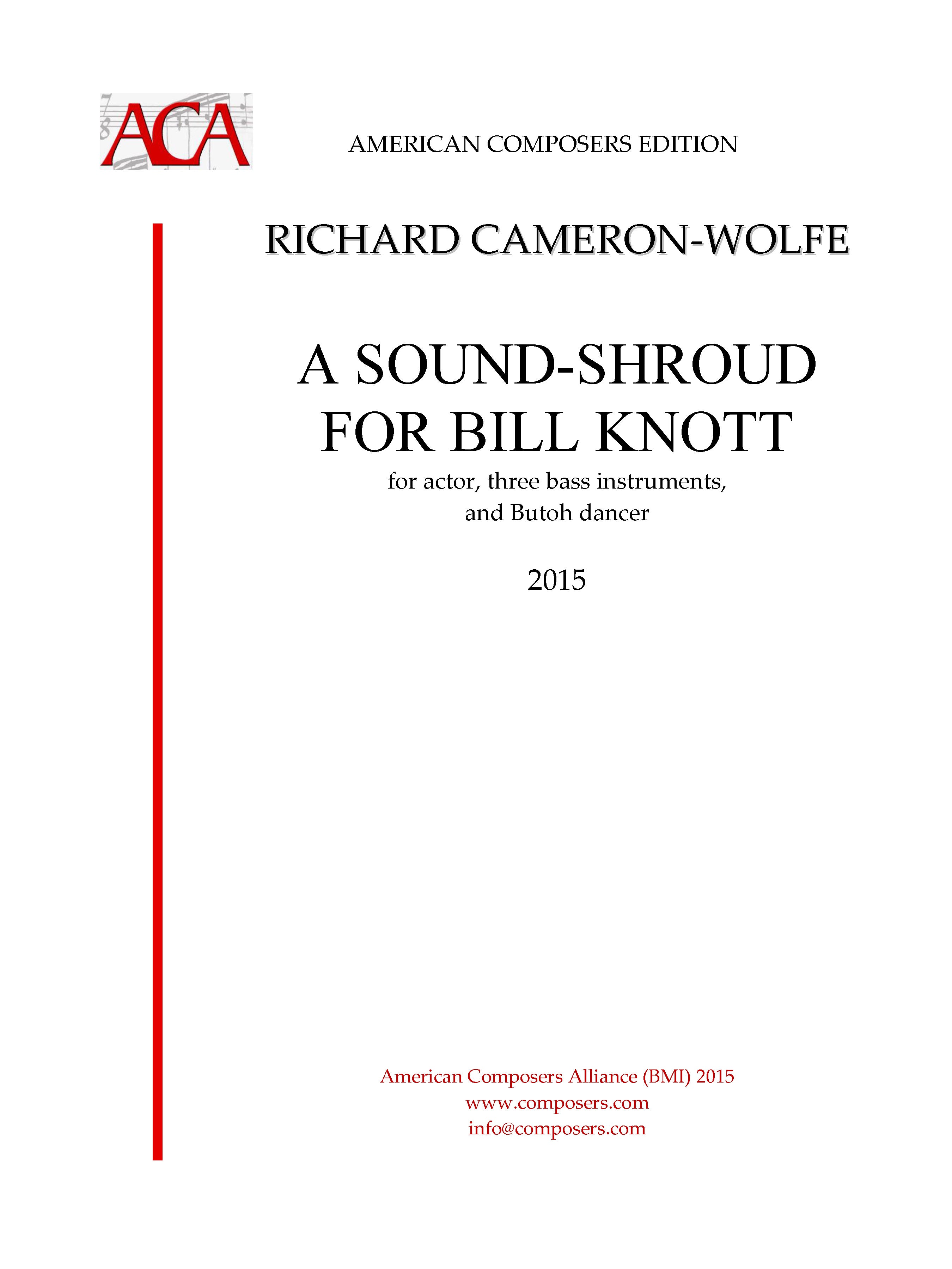 Sound-Shroud For Bill Knott – American Composers Alliance