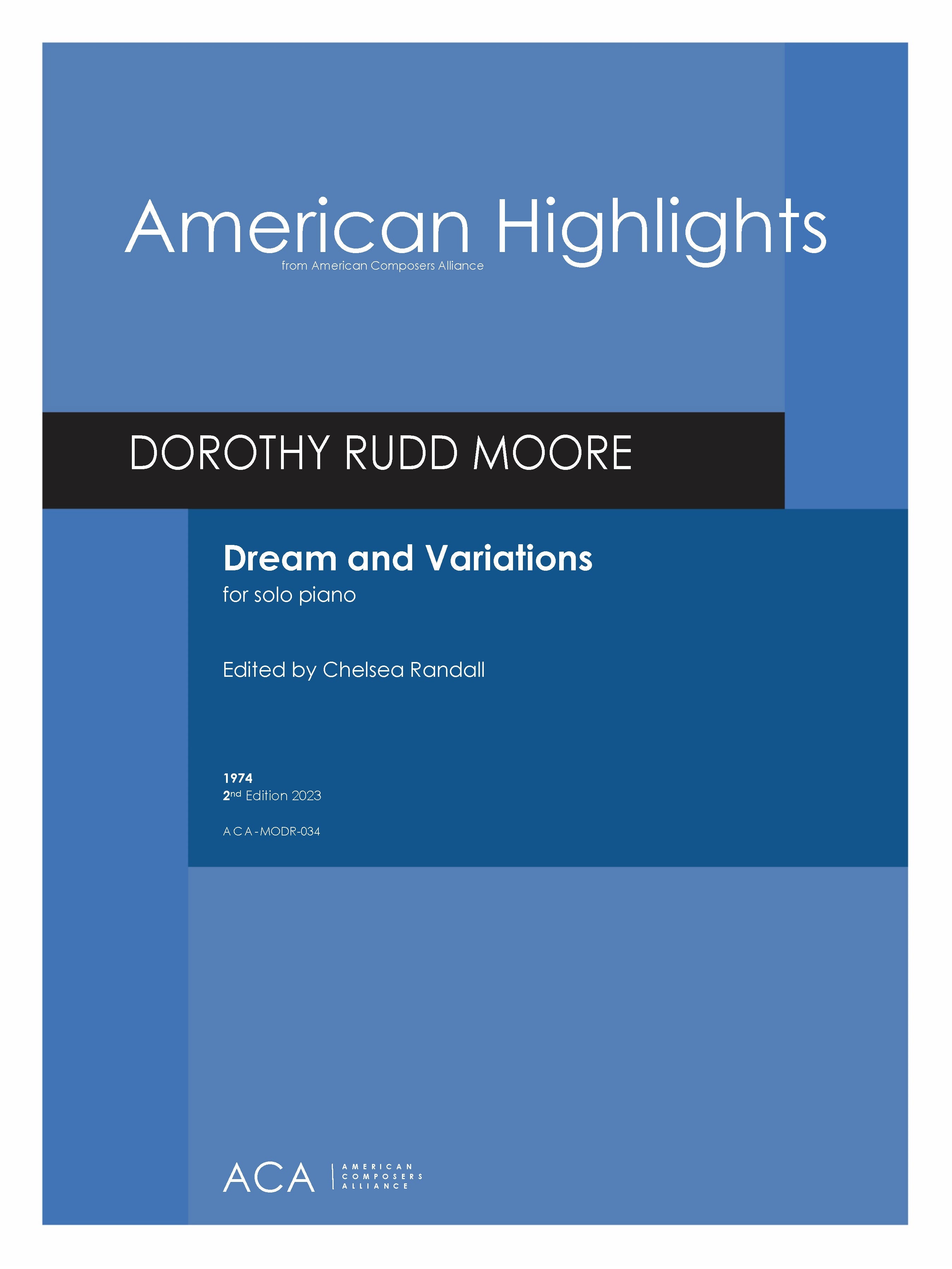 Moore, Dorothy Rudd – American Composers Alliance