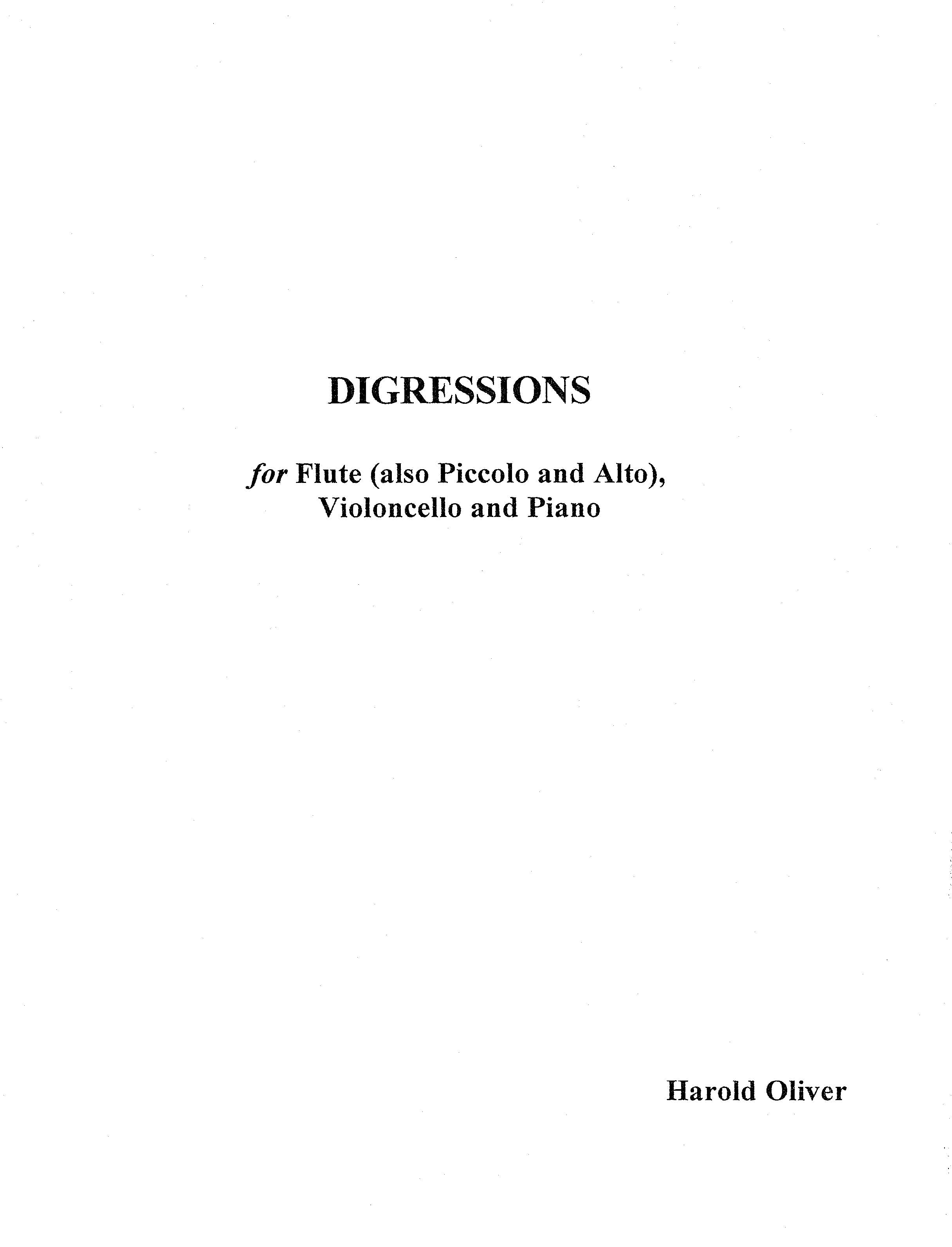 Digressions – American Composers Alliance