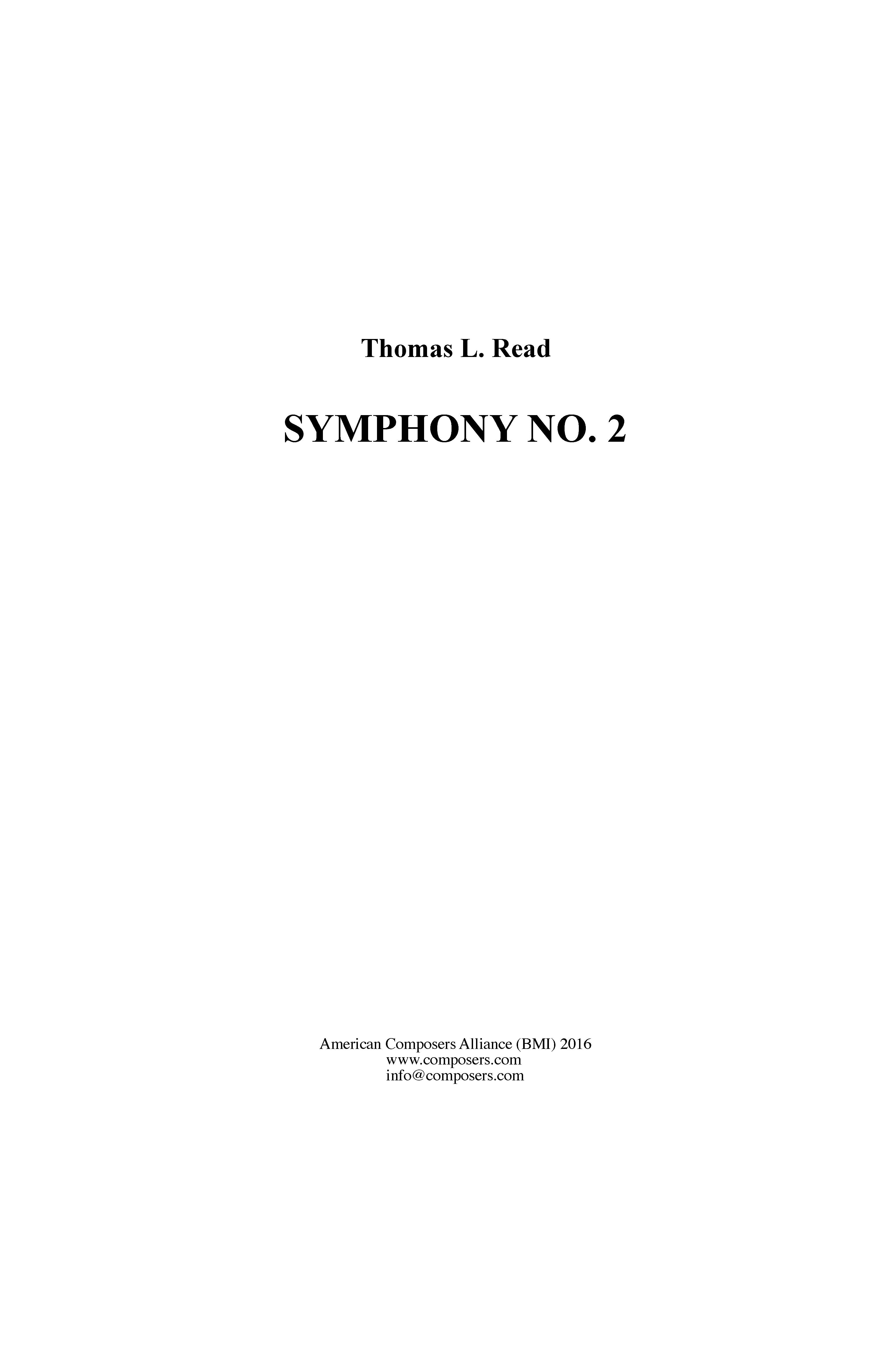 SYMPHONY No. 2 – American Composers Alliance