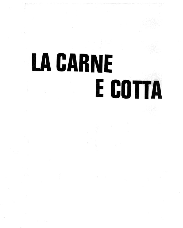LA CARNE E COTTA – American Composers Alliance