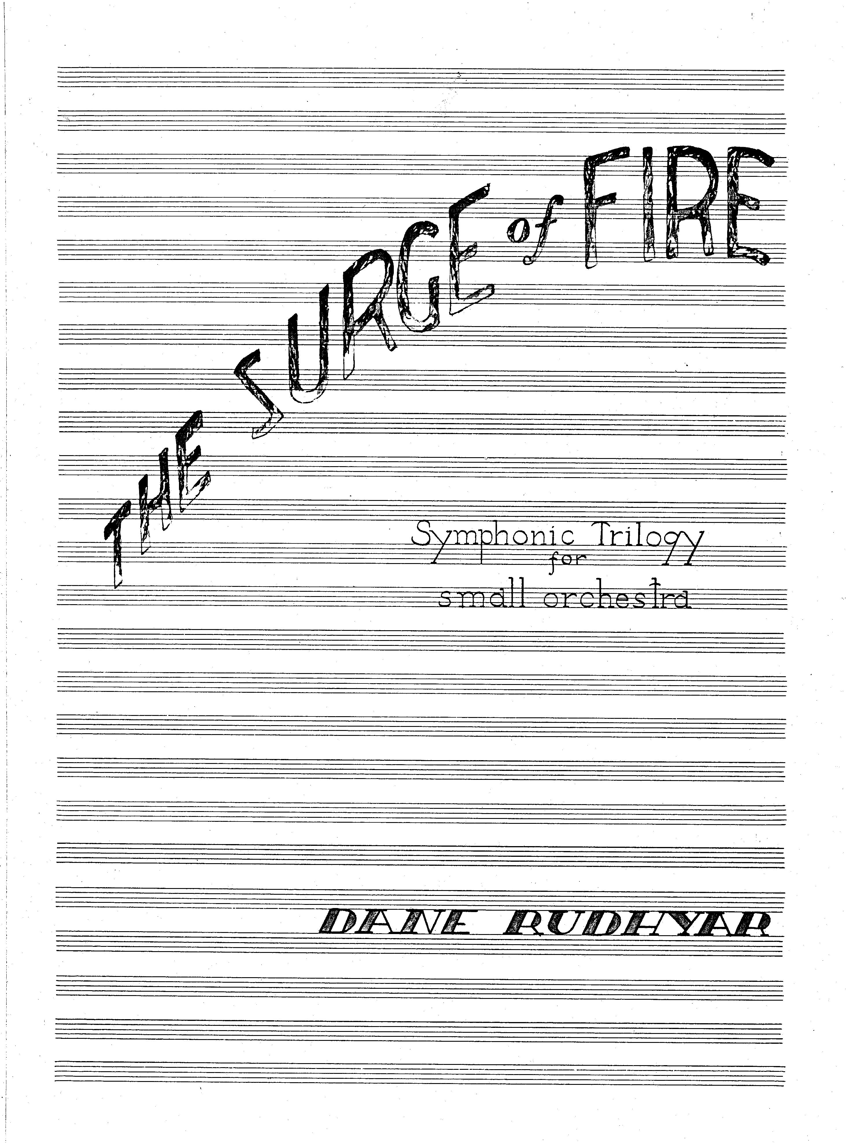 SURGE OF FIRE – American Composers Alliance