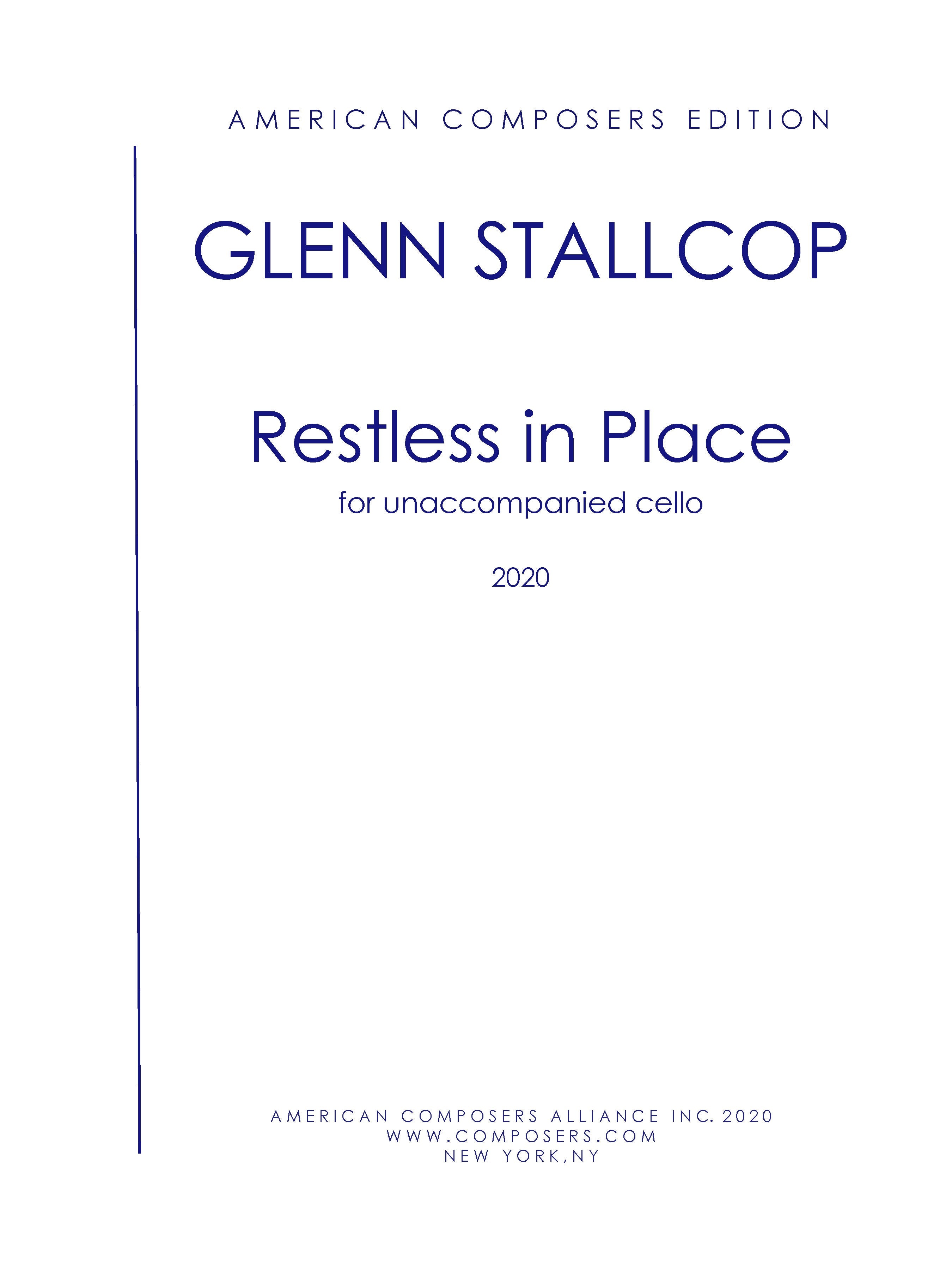 Restless in Place – American Composers Alliance