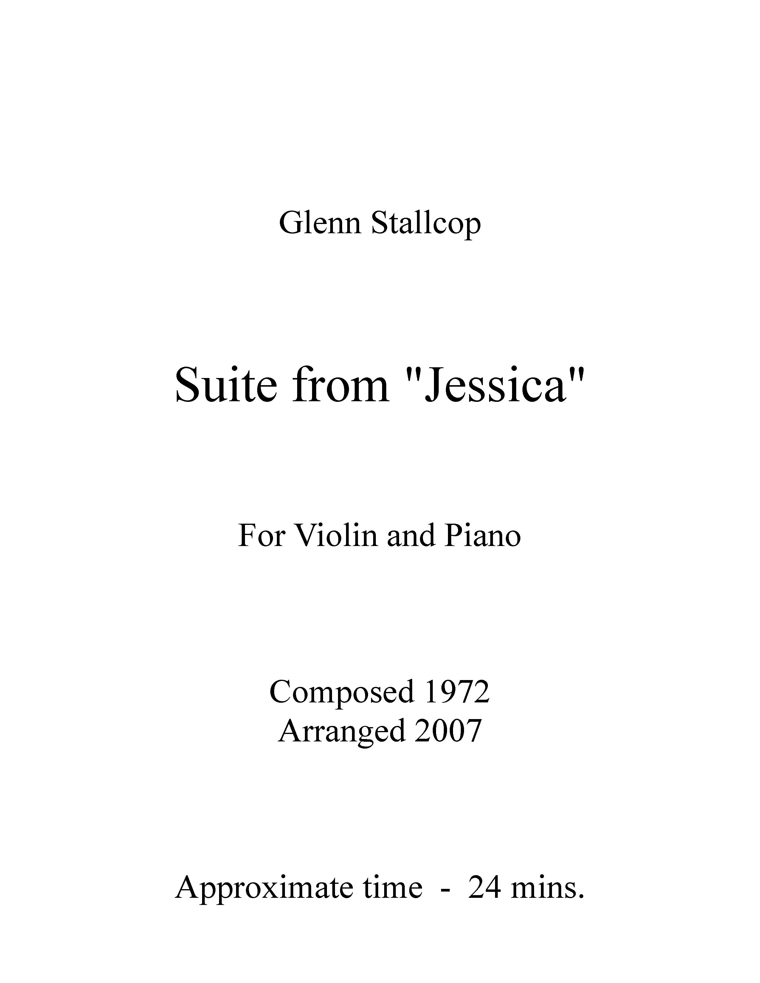 SUITE FROM JESSICA – American Composers Alliance