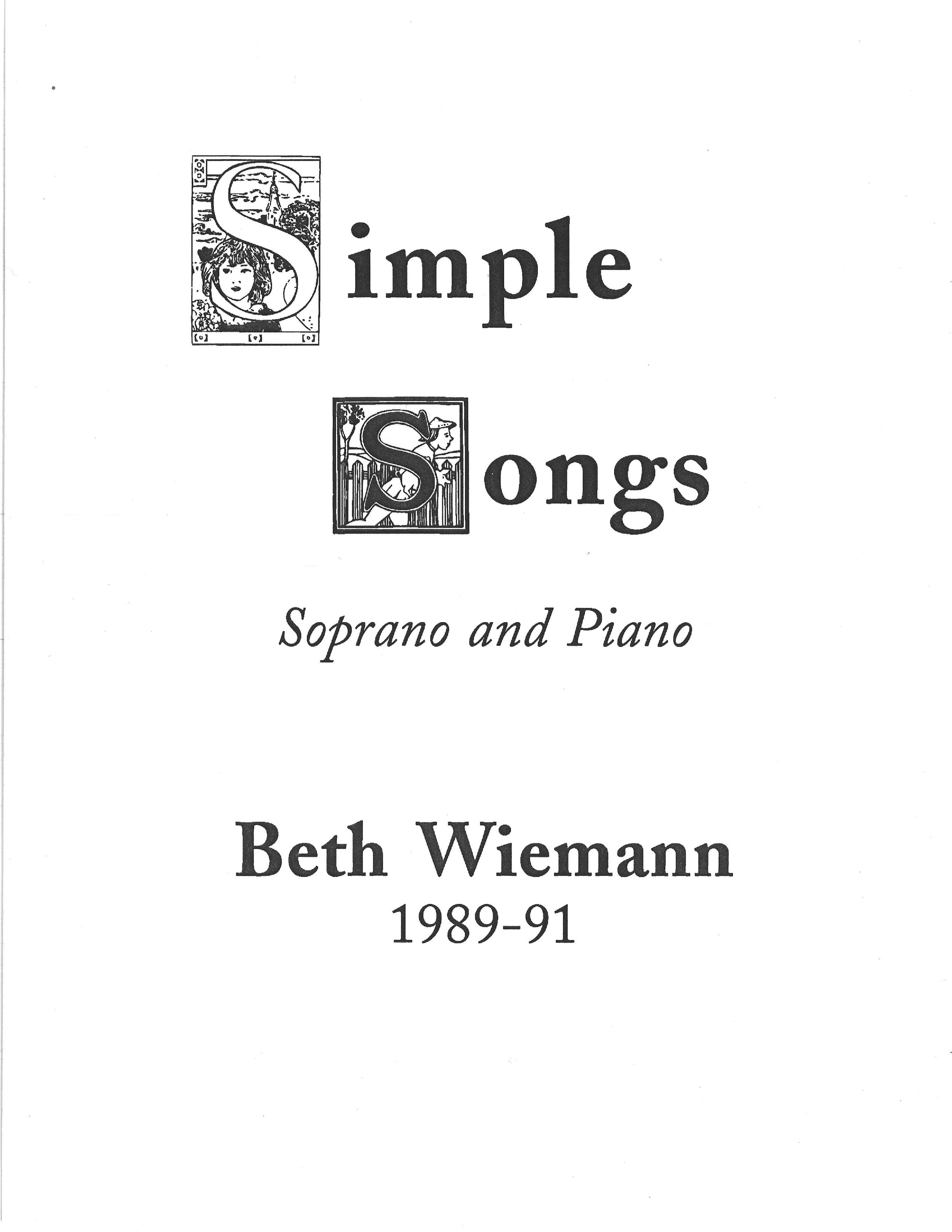 SIMPLE SONGS – American Composers Alliance