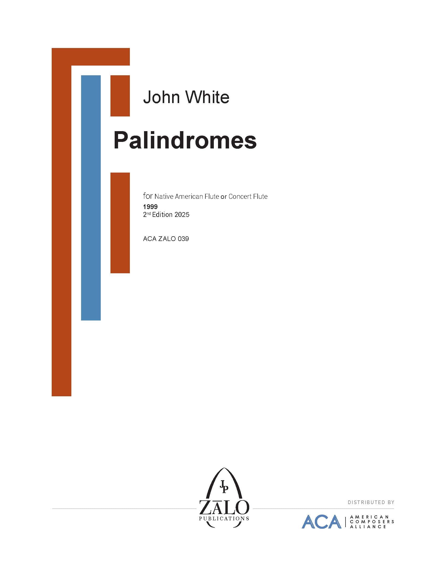 Palindromes – American Composers Alliance